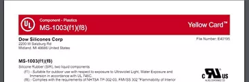 SILASTIC™ MS-1003 Moldable Silicone A&B Kit | Dow Inc.